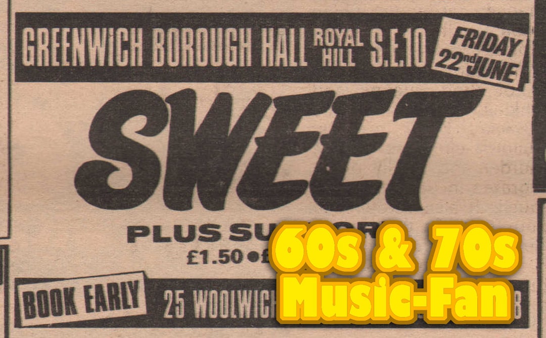 The SWEET 1973 Original NME Clipping Brian Connolly, Mick Tucker, Andy ...
