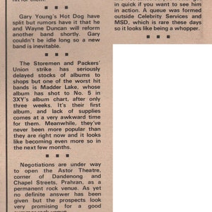 ROLLING STONES - 1973 Original Australian Goset Clipping - Backside ...