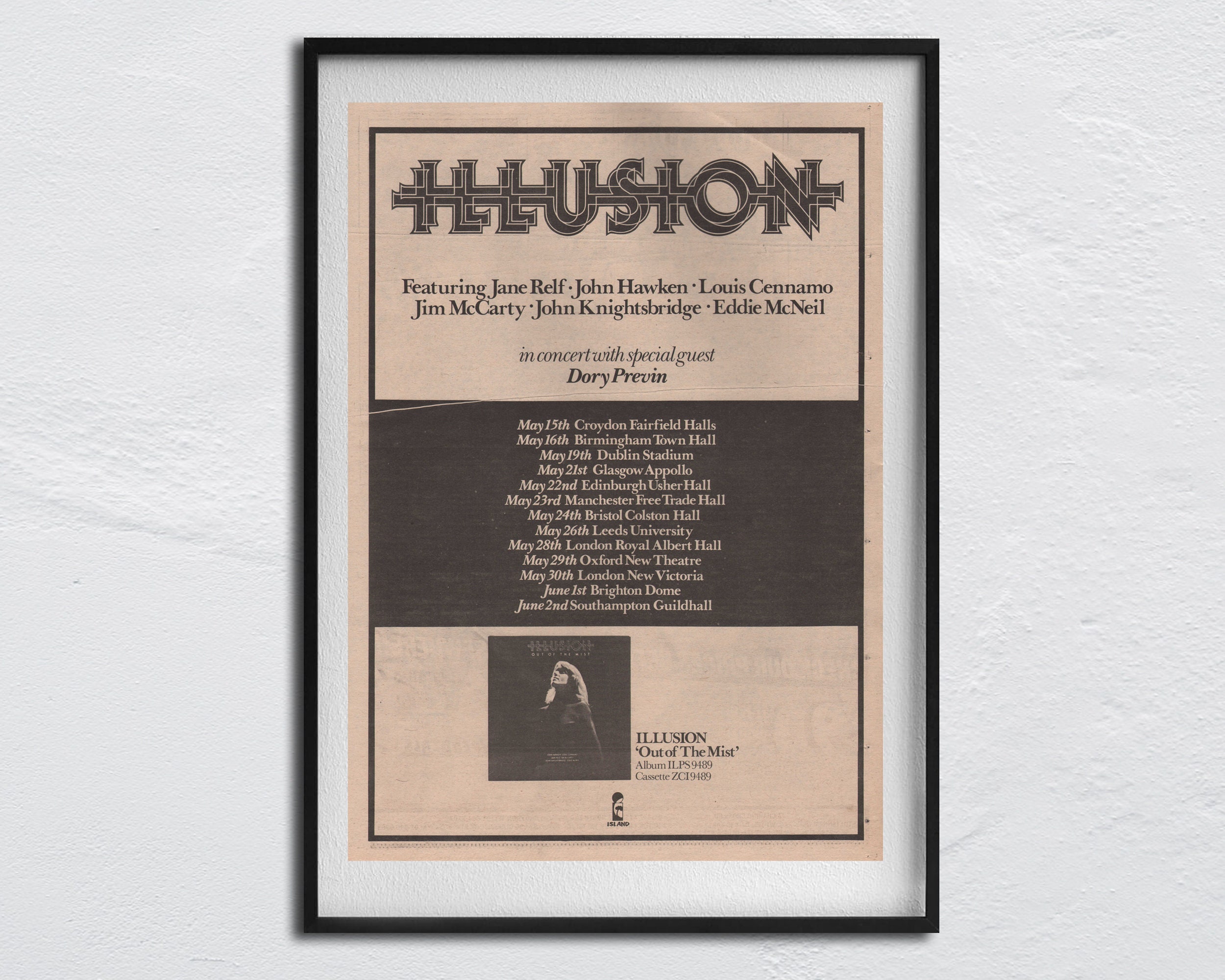 The DAMNED and the ADVERTS - 1977 Original NME Poster - Backside ...