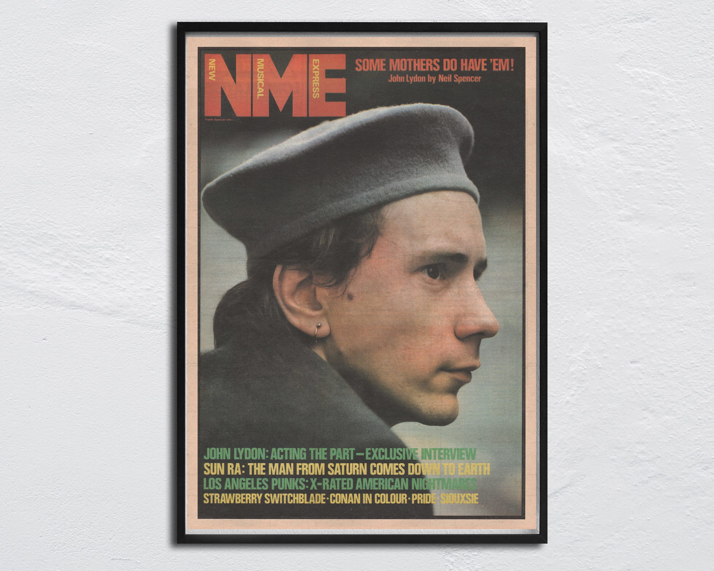 1982 Poster Sex PISTOLS Johnny Rotton Original NME John Lydon, Jim ...