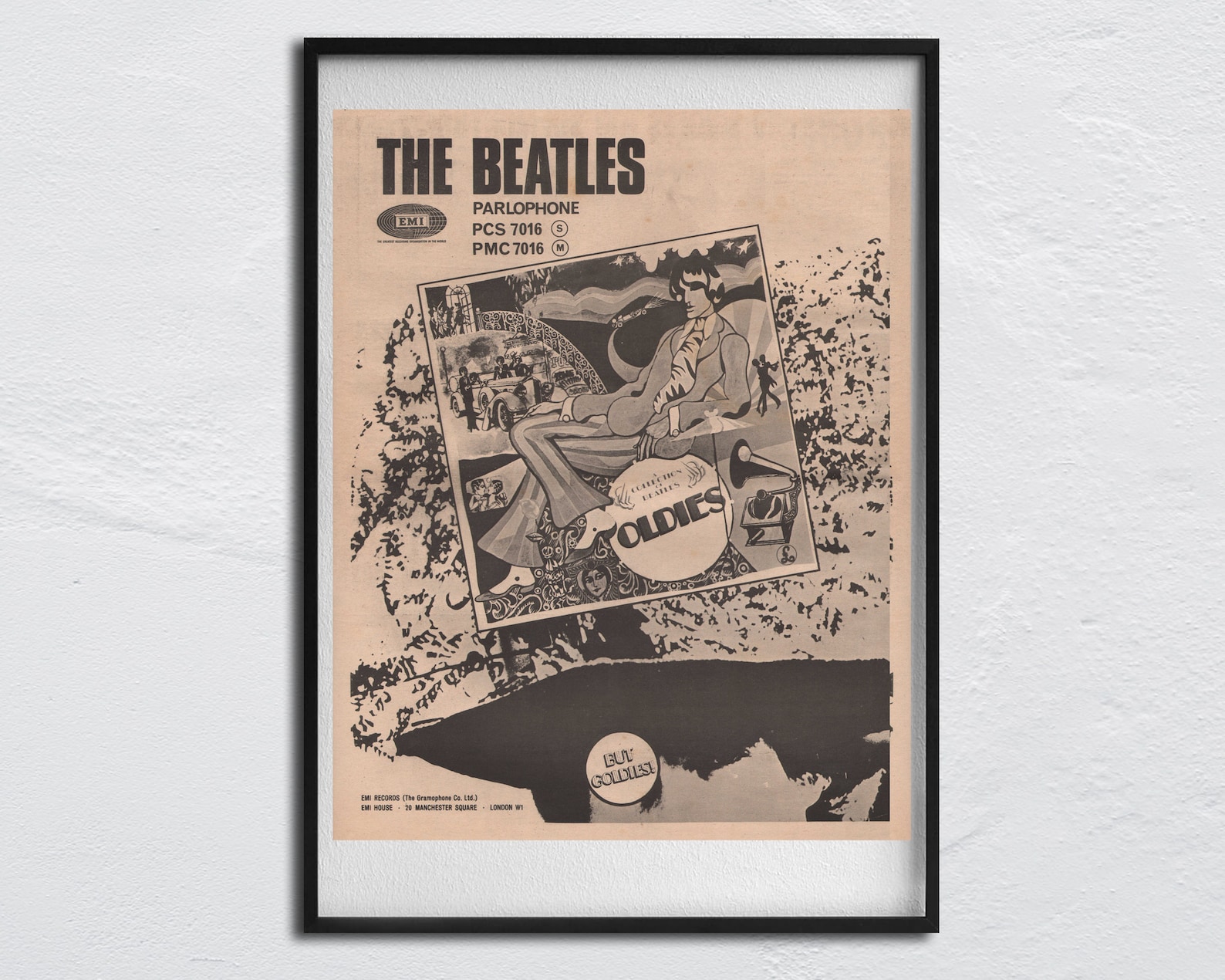 BEATLES - 1966 Original NME Poster - John Lennon, Ringo Starr, Paul ...