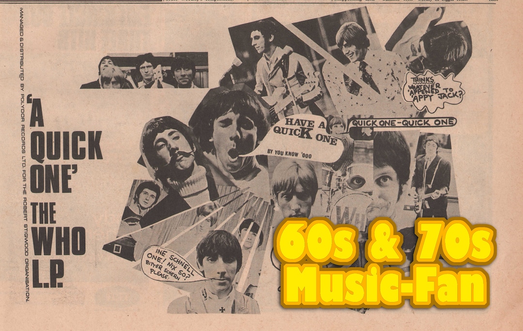 The WHO - 1966 Original NME Clippings - A Quick One - John Entwistle ...