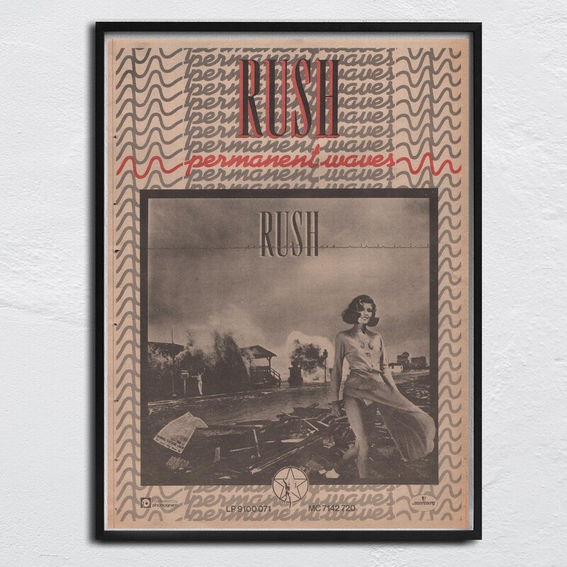 Rush Band Poster - Etsy