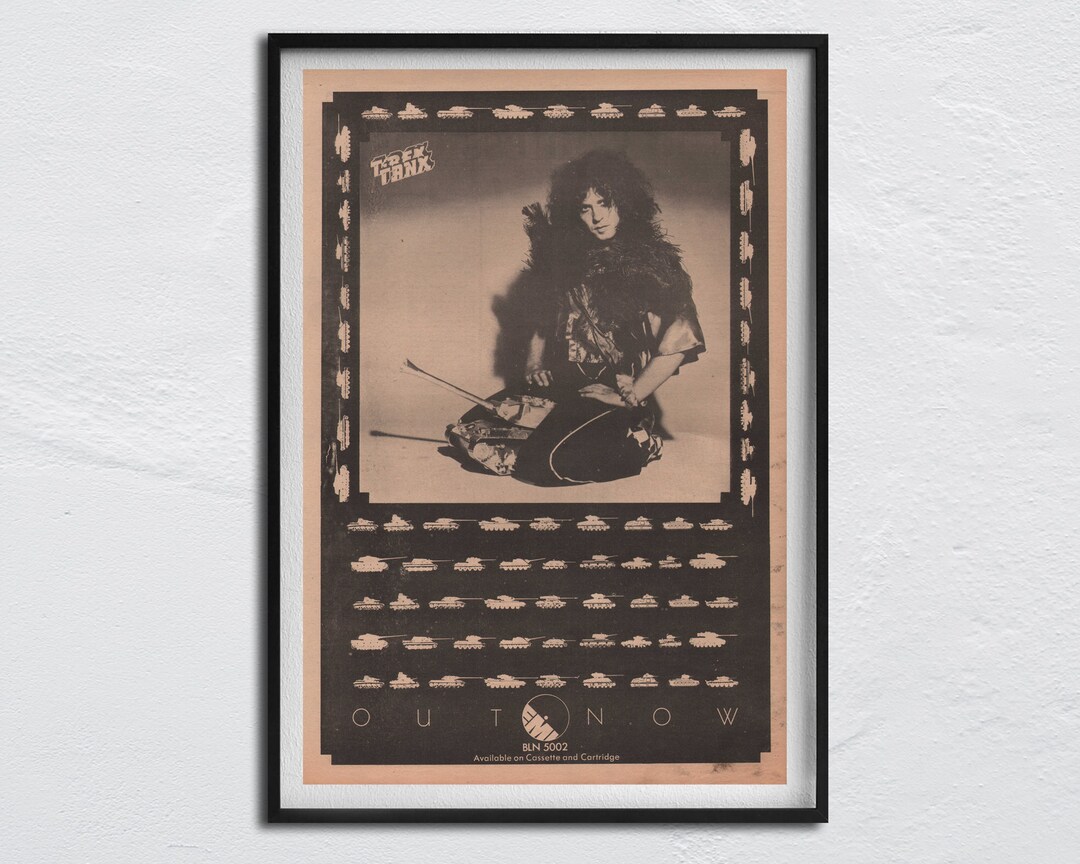 1973 T.REX / Tyrannosaurus Rex / Marc Bolan - Tanx - Backside DONOVAN ...