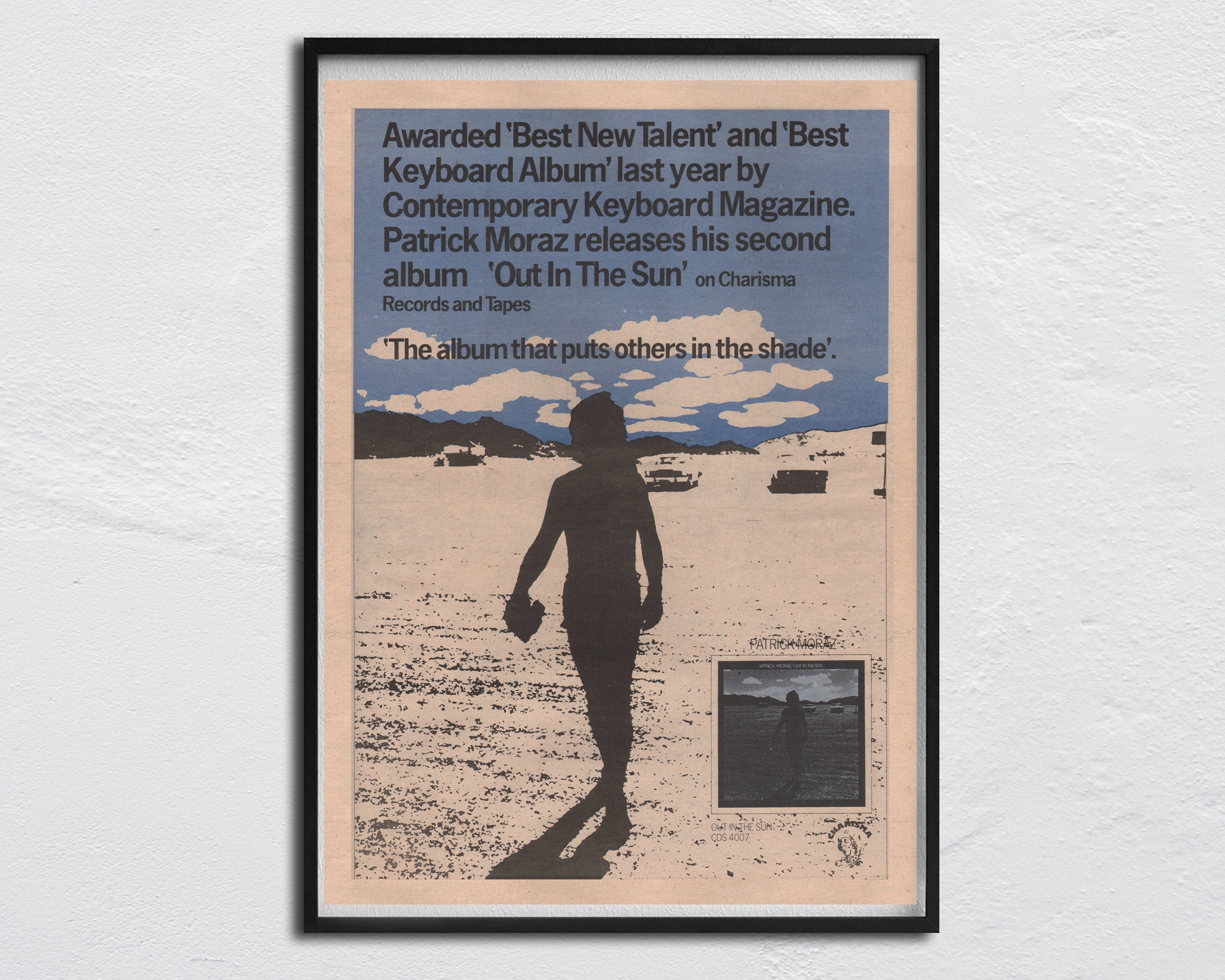 TED NUGENT Poster - 1977 Backside: Patrick Moraz Poster - Original NME ...