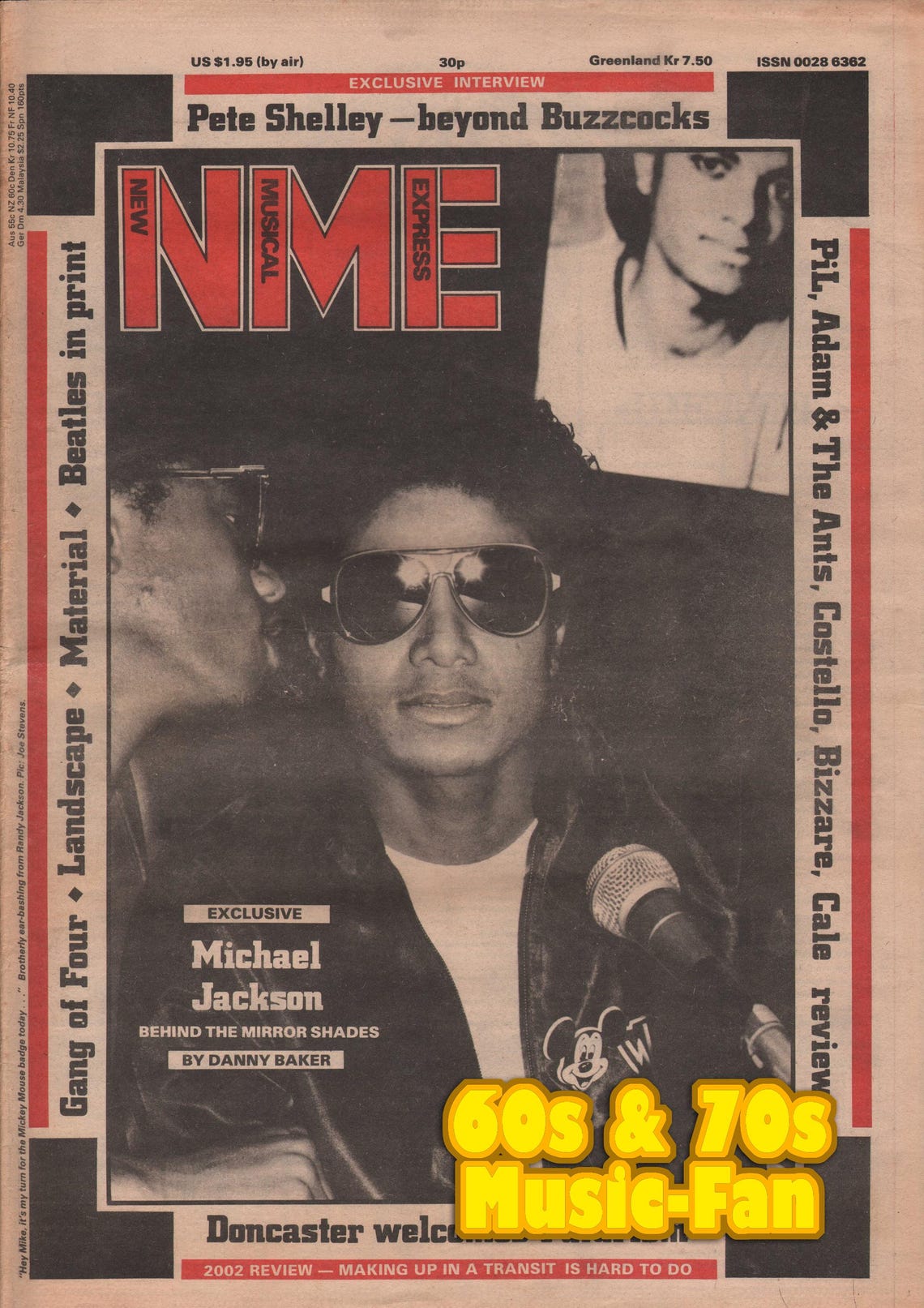 MICHAEL JACKSONS Poster - 1981 Original NME - Etsy