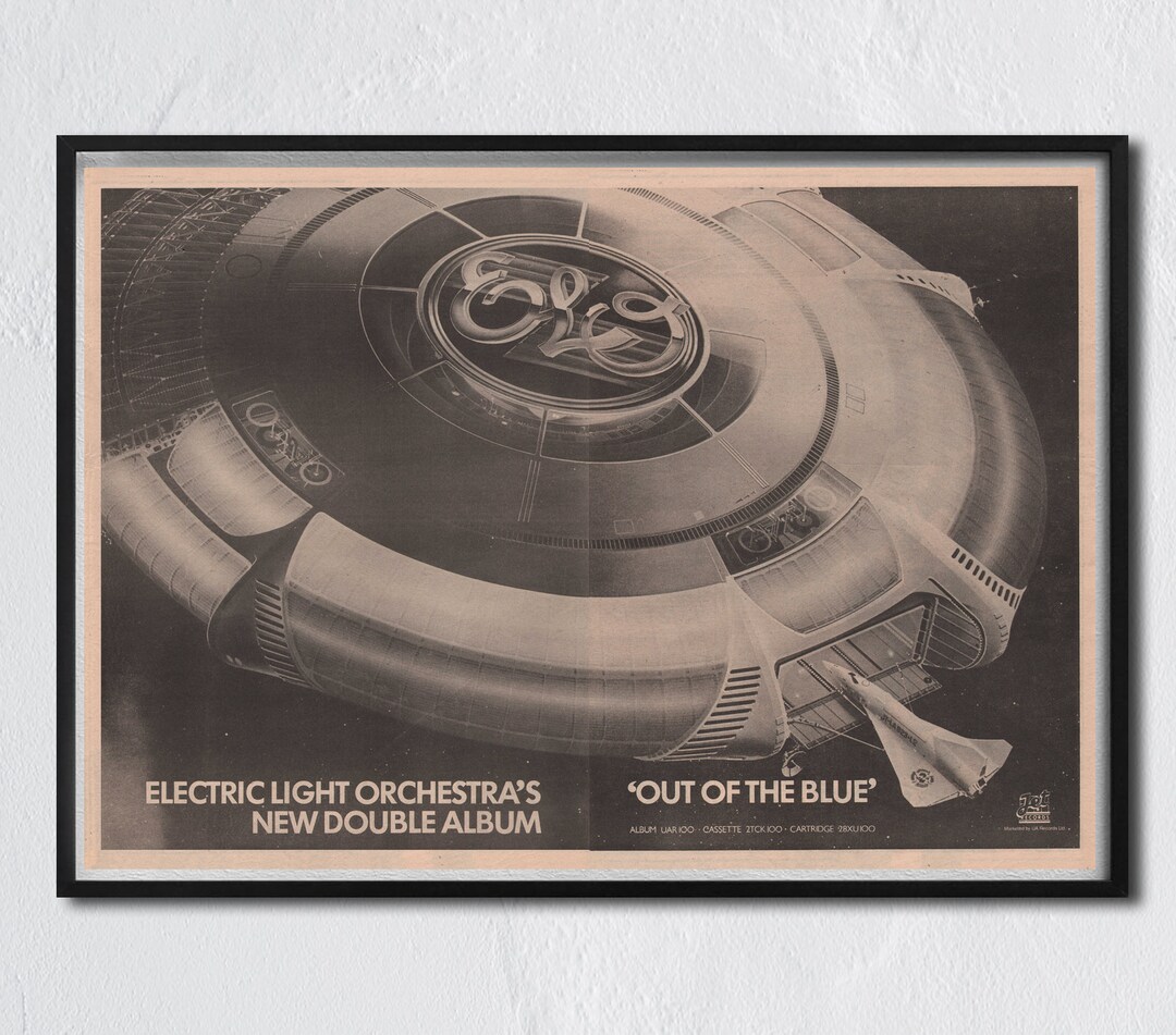 Two ELO Poster Electric Light Orchestra - 1977 POSTER Original NME ...