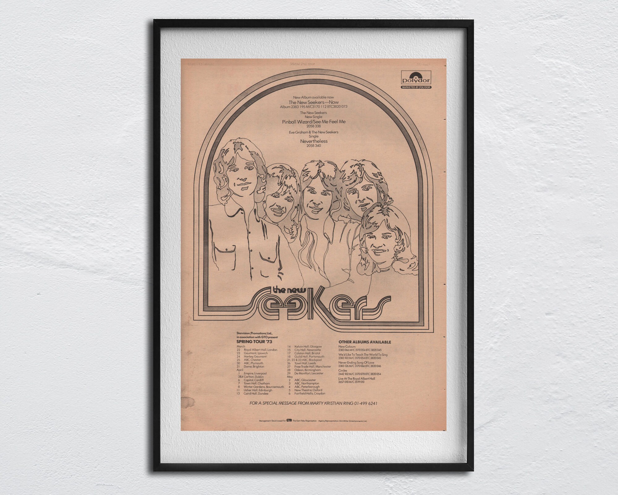 SLADE 1973 Poster Original NME at Wembley Backside: New Seekers / Noddy ...