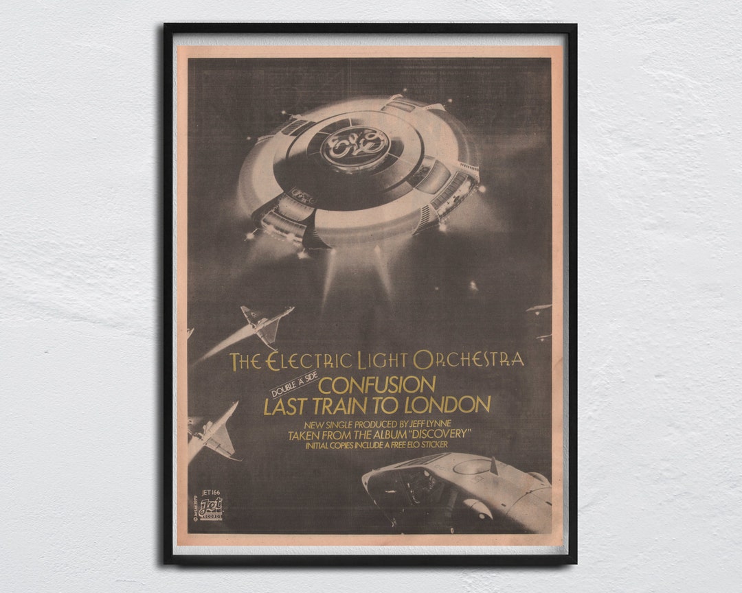 1979 Poster ELO Electric Light Orchestra - Confusion / Last Train to ...