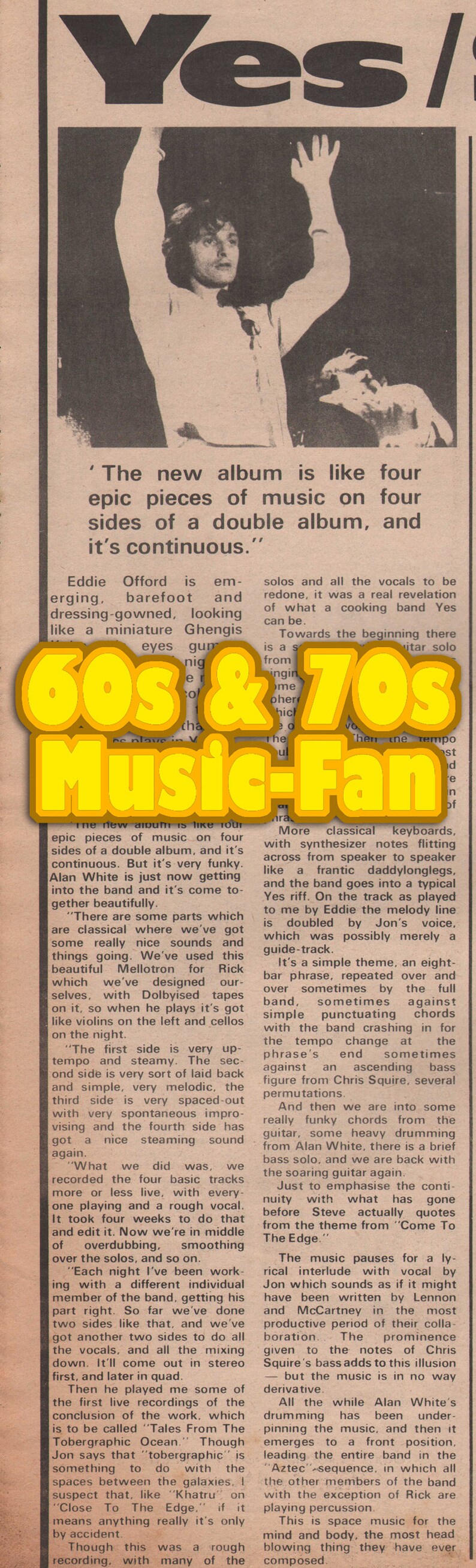 ROLLING STONES - 1973 Original Australian Goset Clipping - Backside ...