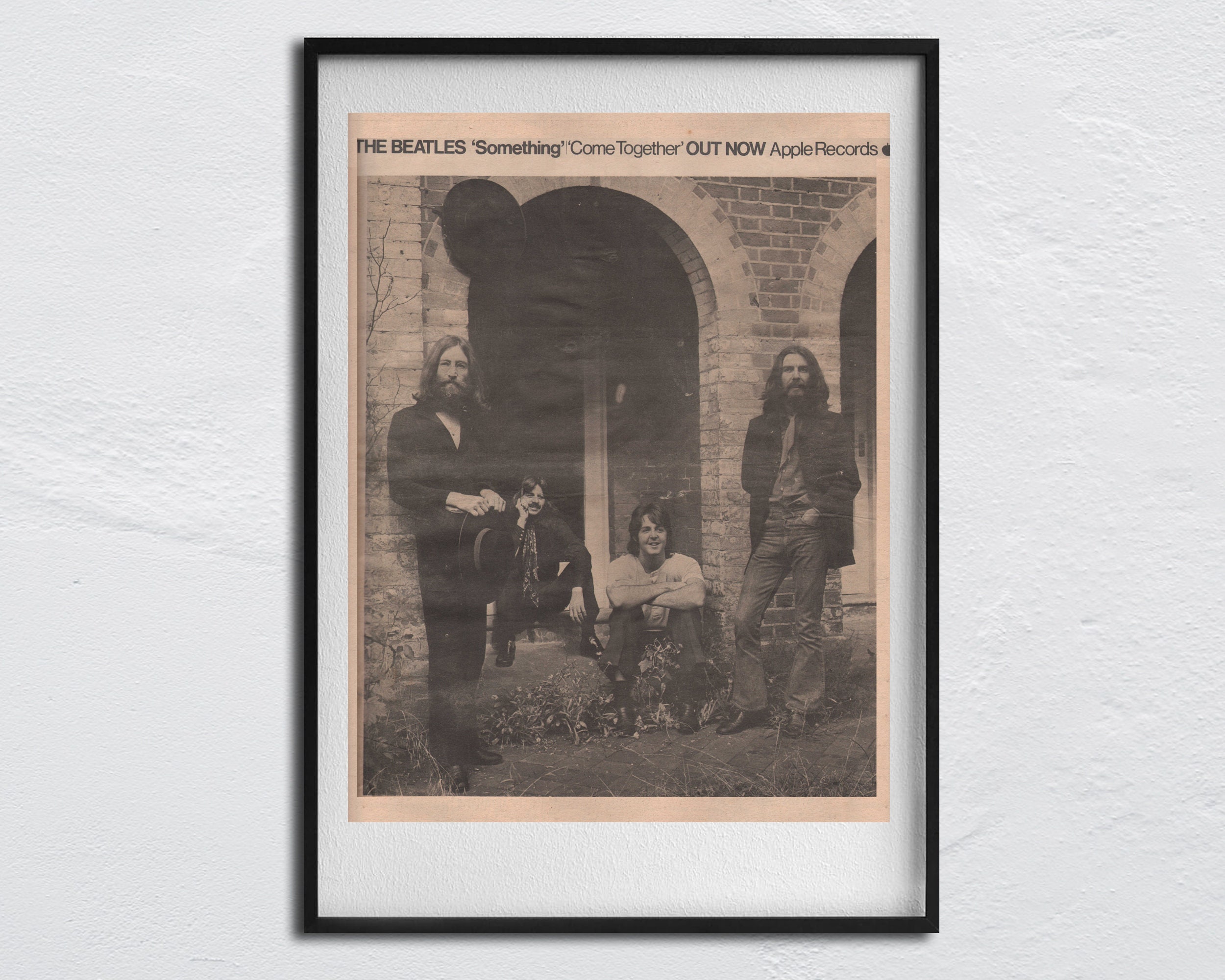 BEATLES 1969 Original NME Poster Something John Lennon - Etsy