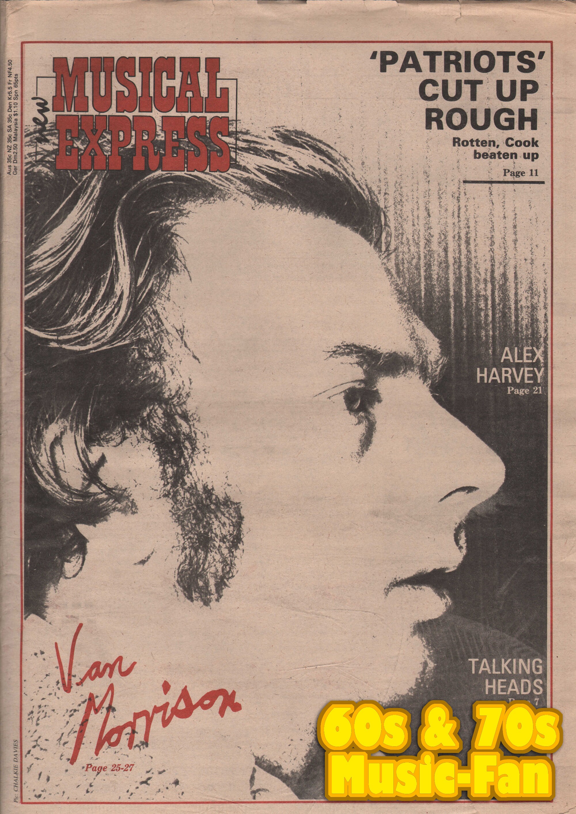 VAN MORRISON Poster - 1977 Original NME - Etsy