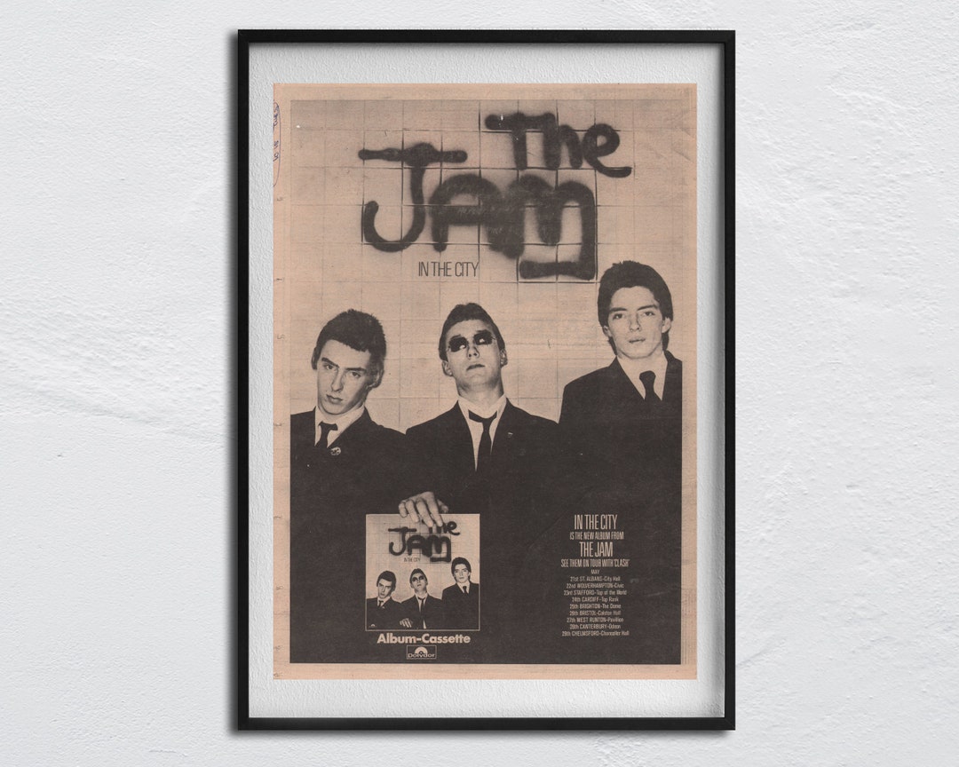 THE JAM 1977 Original NME Poster in the City Paul - Etsy
