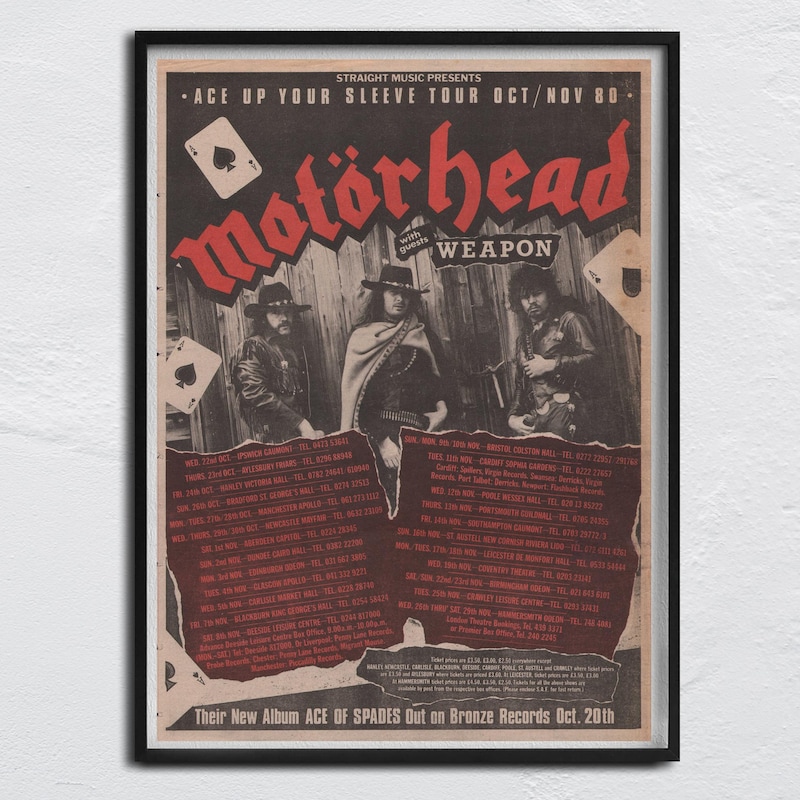 Motorhead Poster - Etsy