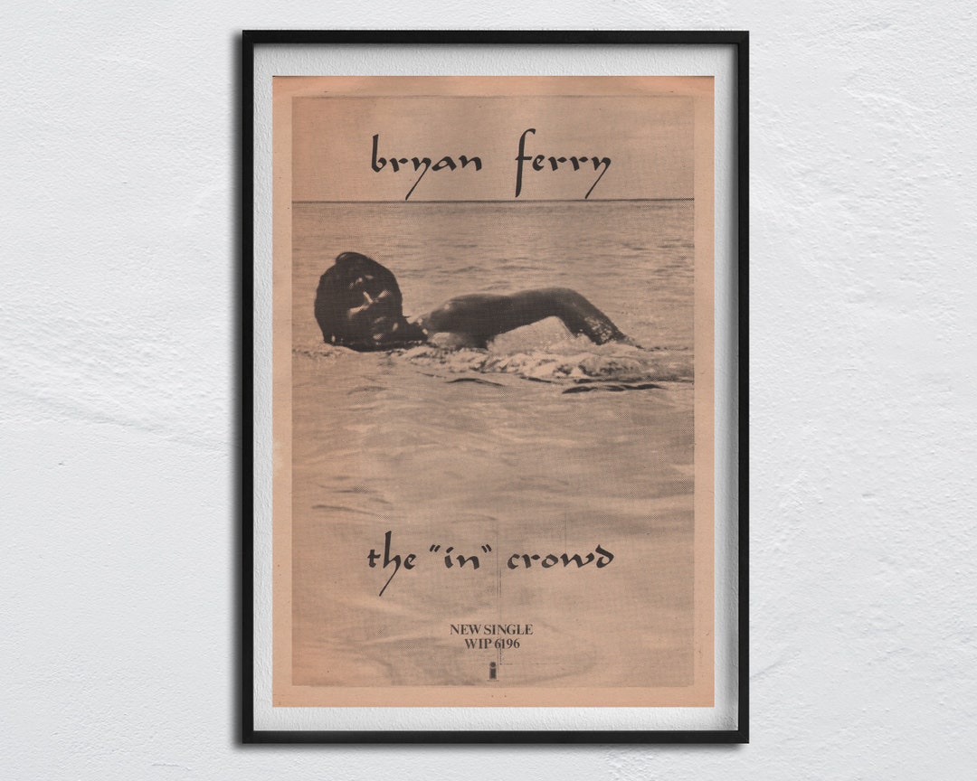 1973 Poster BRIAN FERRY / Roxy Music - Original NME - the In-crowd ...