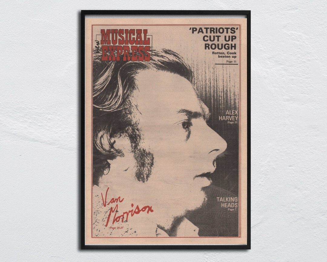 VAN MORRISON Poster - 1977 Original NME - Etsy