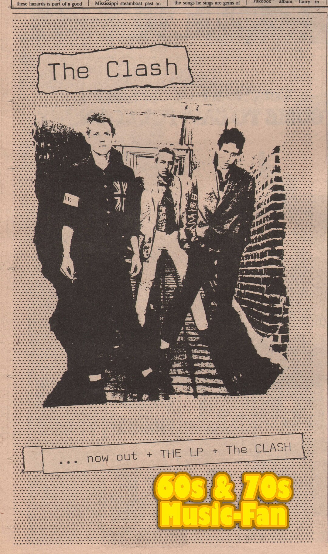 The CLASH - 1977 Original NME Clipping - Joe Strummer, Mick Jones, Paul ...