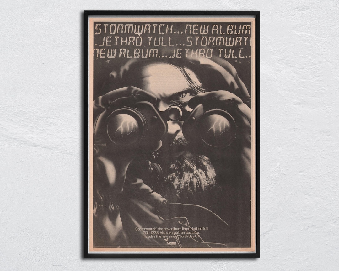 JETHRO TULL Poster - 1979 Original Sounds - Stormwatch / Ian Anderson ...