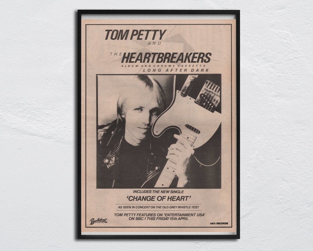 1983 Poster TOM PETTY and the Heartbreakers - NME - Long After Dark ...
