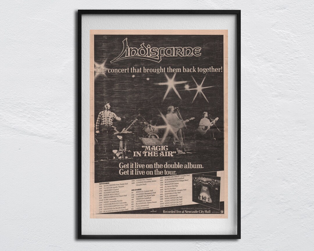 COMMODORES Poster - 1973 Original NME - Backside: Poster - Lindisfarne ...