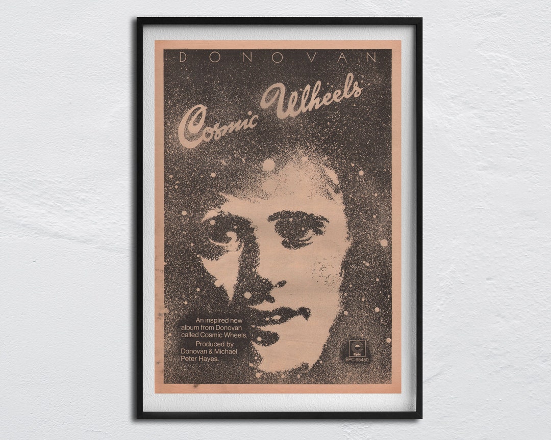 DONOVAN Poster 1973 Original NME Cosmic Wheels Backside: Poster T.REX ...