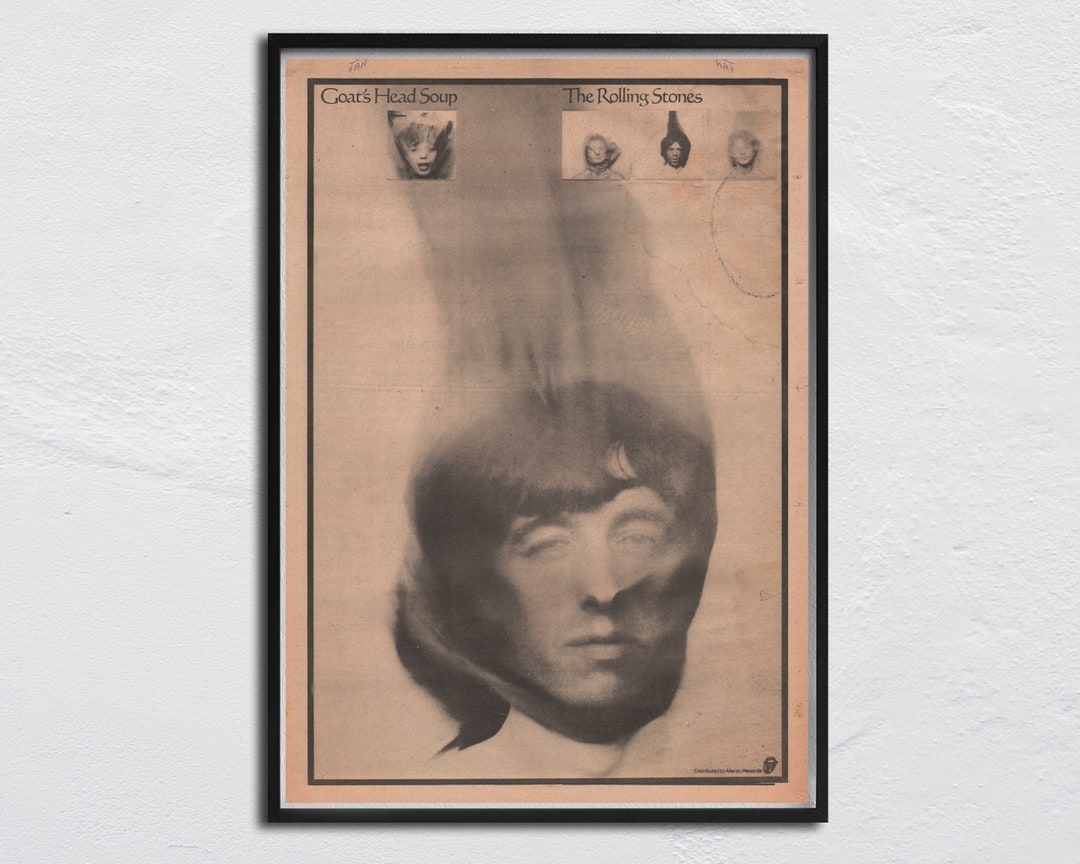 ROLLING STONES - 1973 Poster Original NME - Goats Head Soup - Mick ...