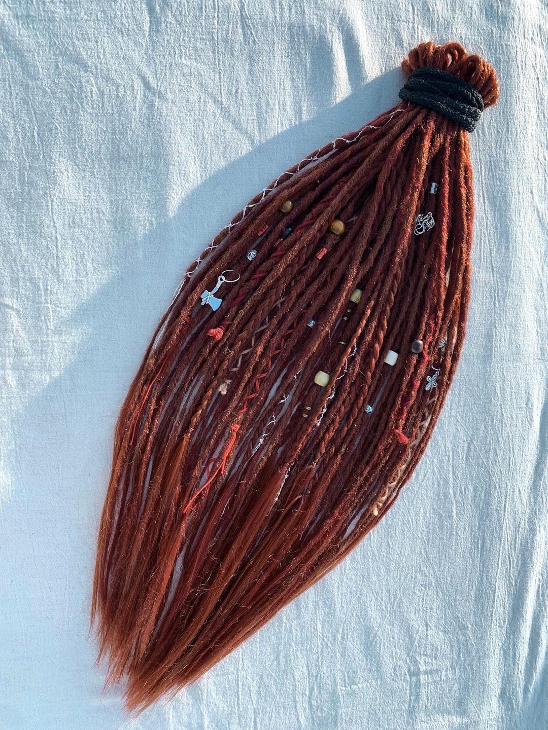 Red Fox - Synthetic Dreadlocks | Custom Made Handmade | Kanekalon Synth ...