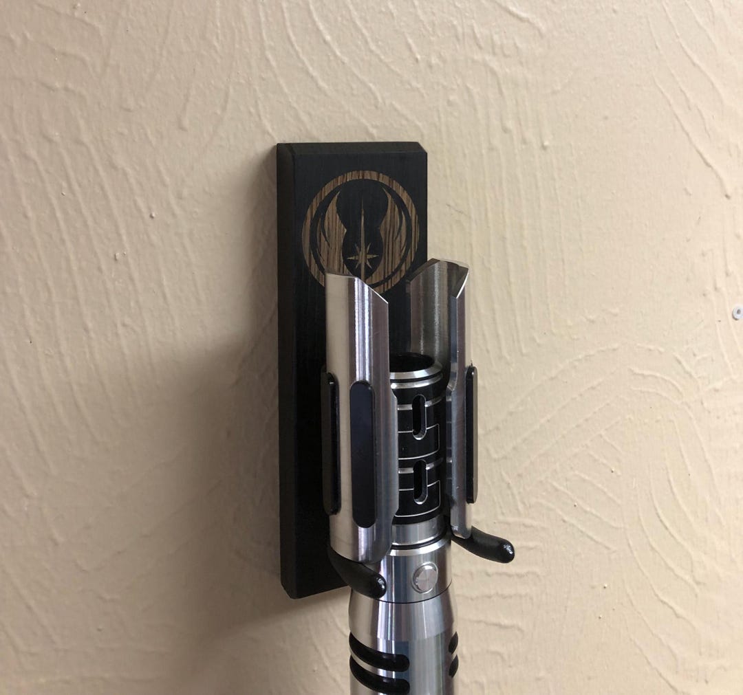 Heavy Duty Light Saber Wall Mount With Free Laser Etchings of Your ...