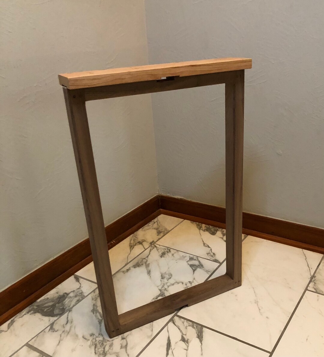 2 X 28 Dining Table Legs, U Shaped Wood Table Legs, Office Table Legs ...