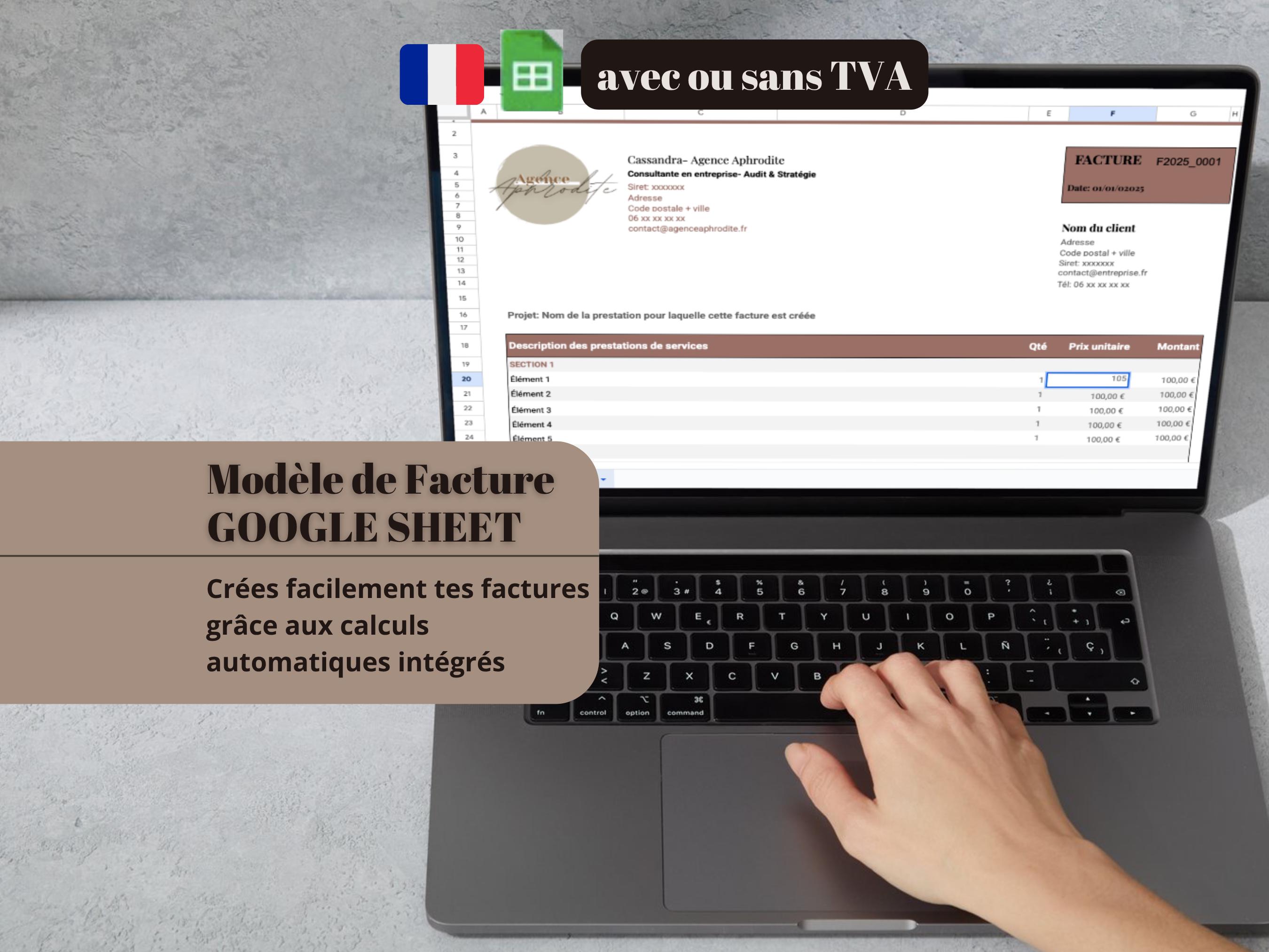 Google Sheets Invoice Template for Business | Customer Invoicing With ...