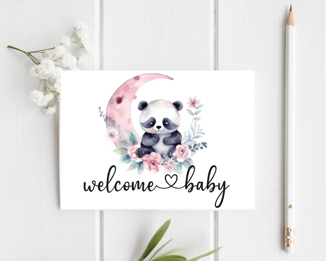 Printable Welcome Baby Card Welcome Baby Card Funny Welcome Baby Card ...