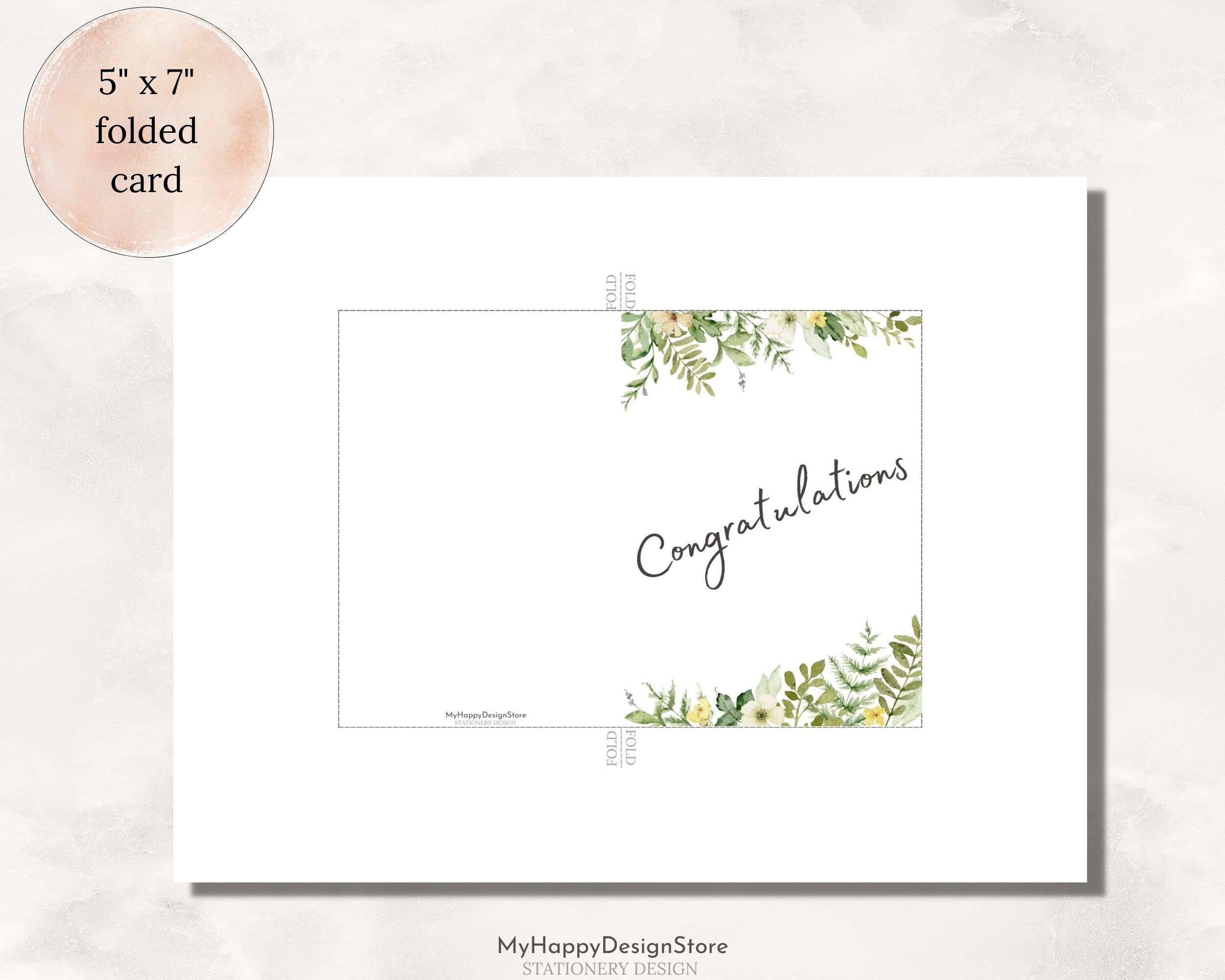 Congratulations Printable Cards Wedding Congratulations - Etsy
