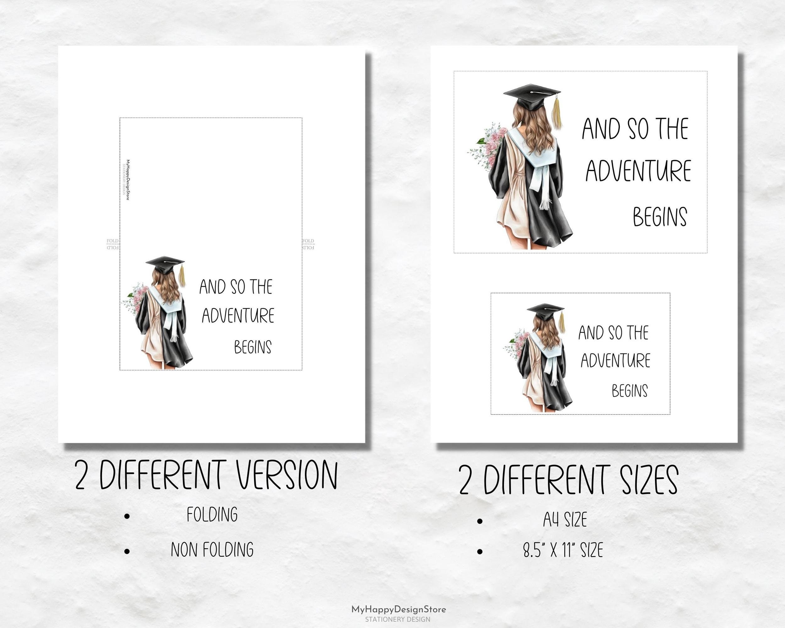 Printable Graduation Card Custom Graduation Card Etsy Printable Graduation Card Custom Graduation Card Etsy