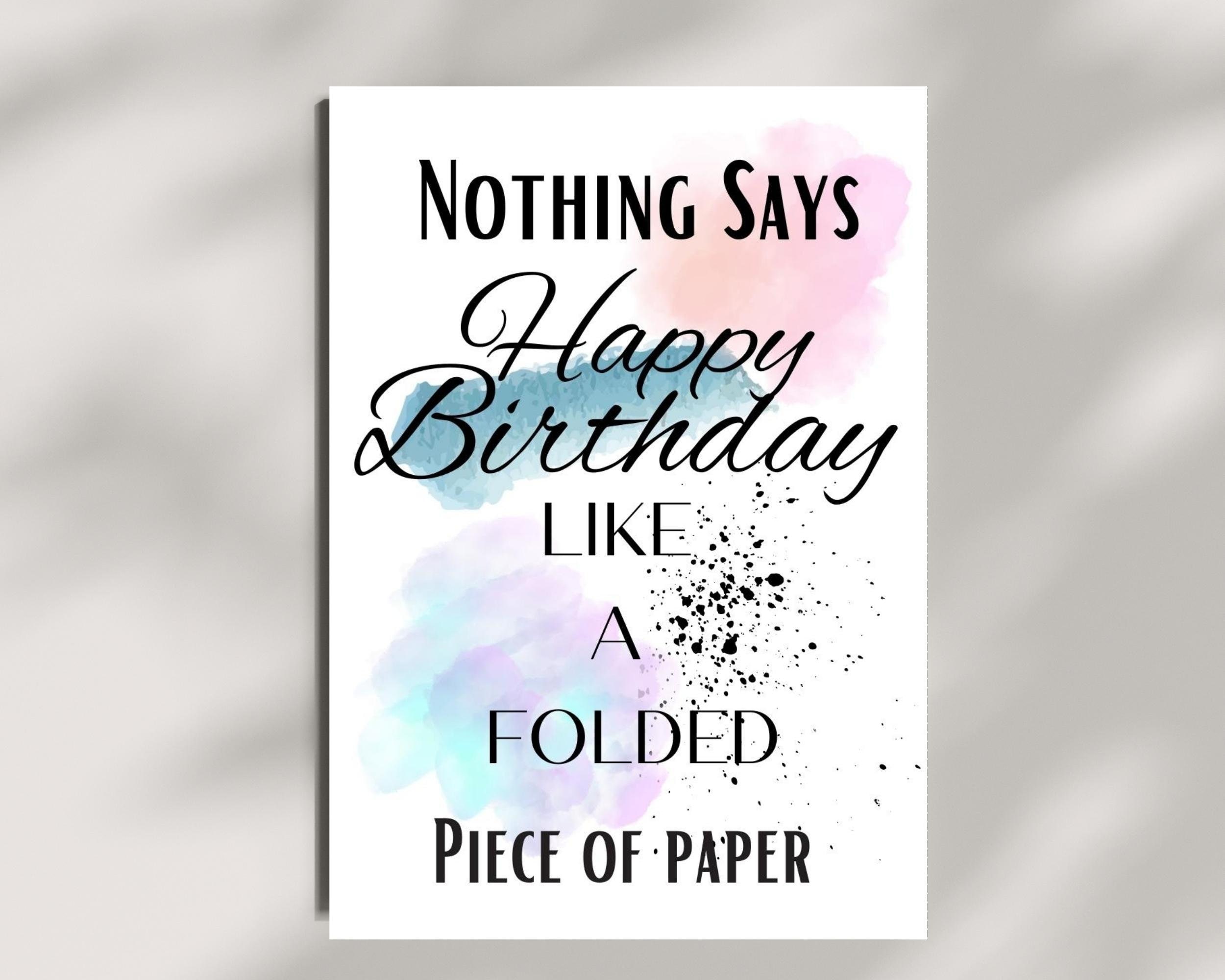 Printable Happy Birthday Card Printable Colorful Happy Birthday Card ...