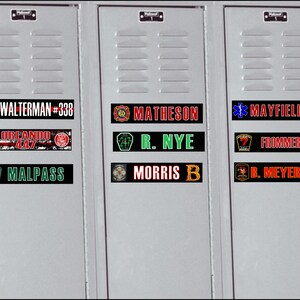 Firefighter Locker Magnet | Custom Rectangle | Firefighter Gift ...