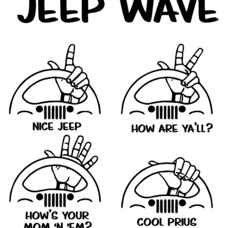 Funny Jeep Decal - Etsy