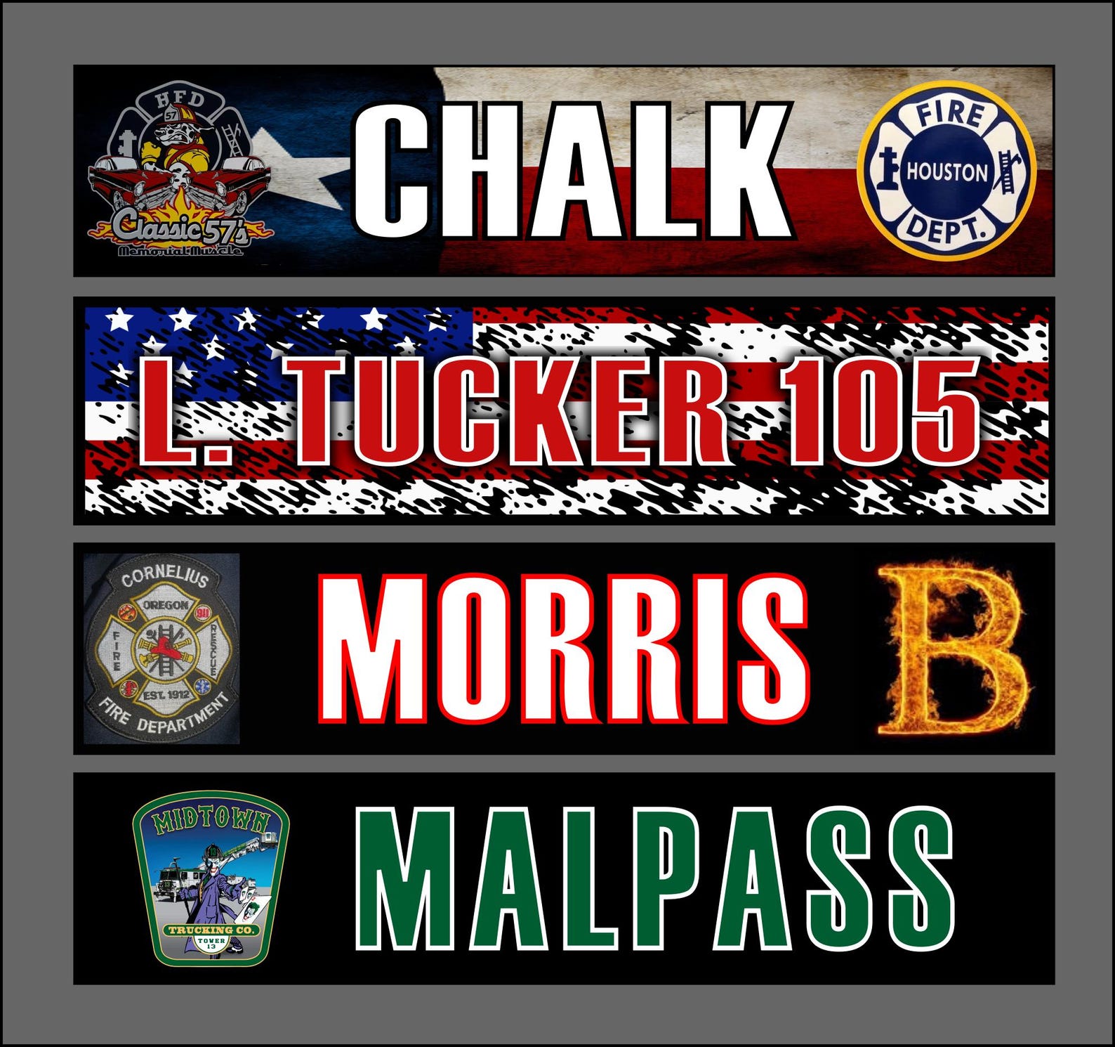 Firefighter Locker Magnet | Custom Rectangle | Firefighter Gift ...