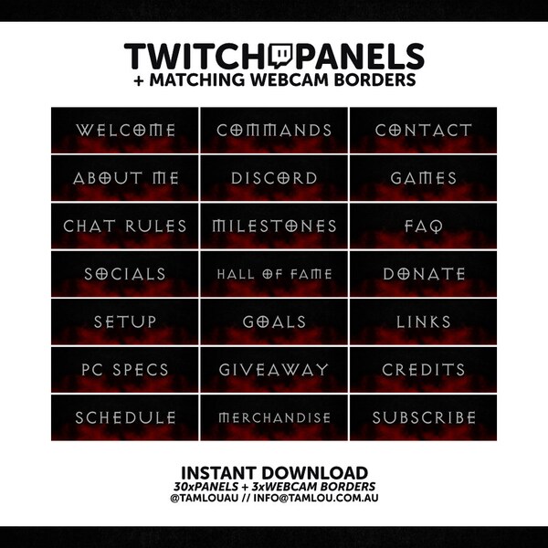 Diablo Overlays - Etsy Australia