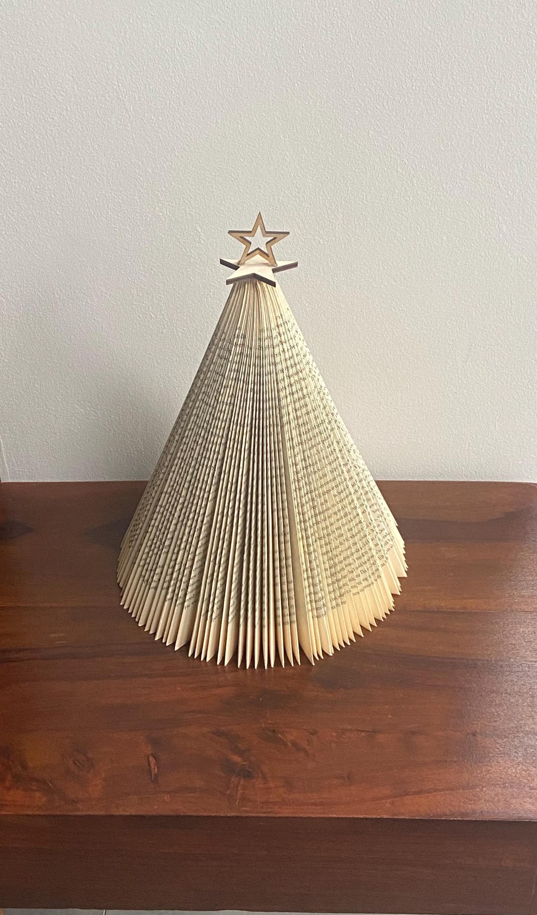 Recycled Book Tree: Handmade Book Lover Gift - Etsy