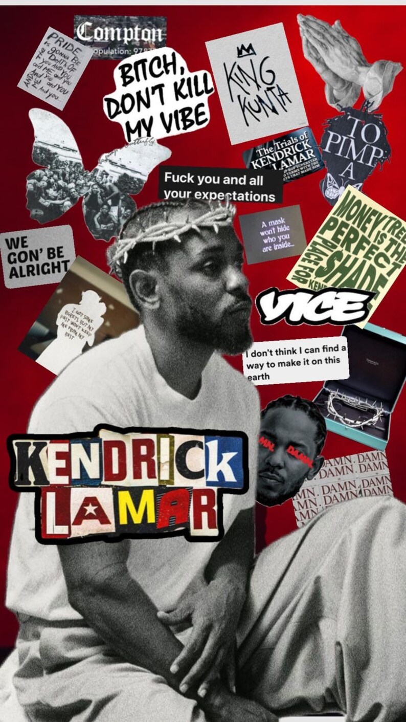 40 Kendrick Lamar Custom Posters-collage Kit-wall Art-electric - Etsy