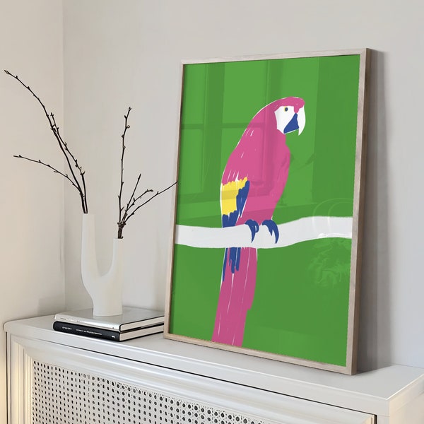 Macaw Poster - Etsy