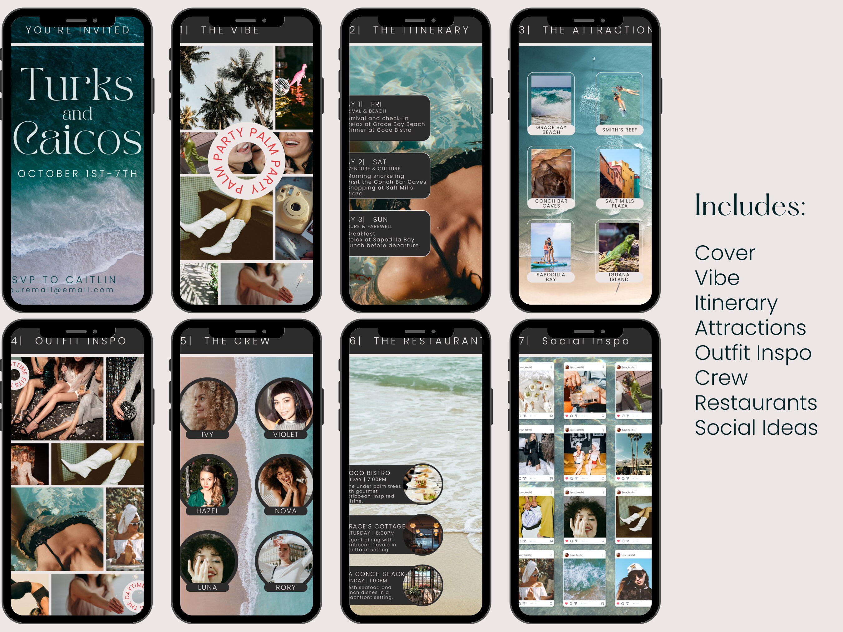 Animated Turks and Caicos Trip Itinerary | Turks and Caicos ...