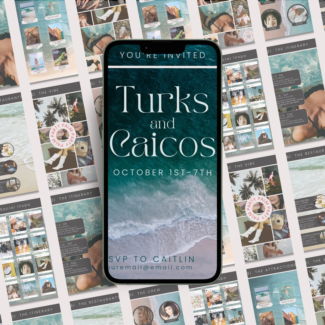 Animated Turks and Caicos Trip Itinerary | Turks and Caicos ...