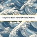 7 Seamless Japanese Wave Themed Patterns for Digital Paper, Clothing ...