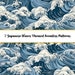 7 Seamless Japanese Wave Themed Patterns for Digital Paper, Clothing ...