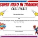 PRINTABLE Superhero Field Day Certificate - PDF - Etsy