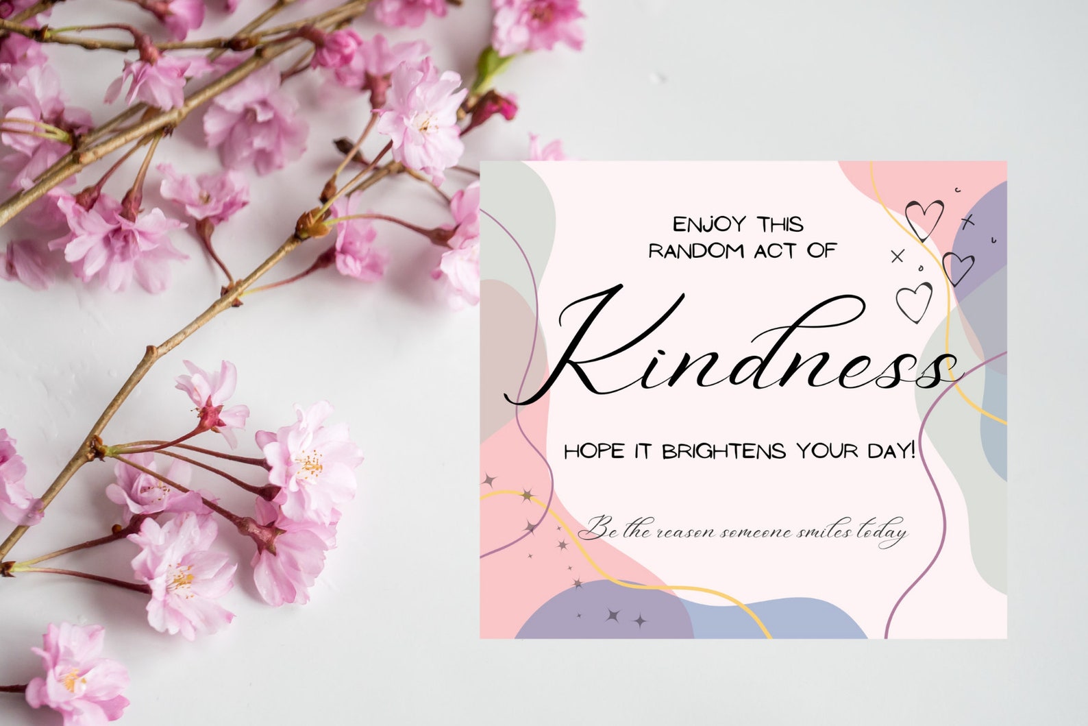 Random Act of Kindness Tag. Gift Tag for a Neighbor or Friend. RAK Gift ...