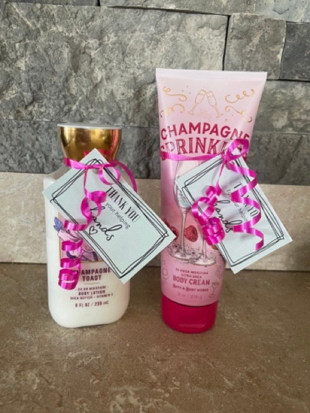 Thank You for Your Helping Hands Gift Tag - Etsy