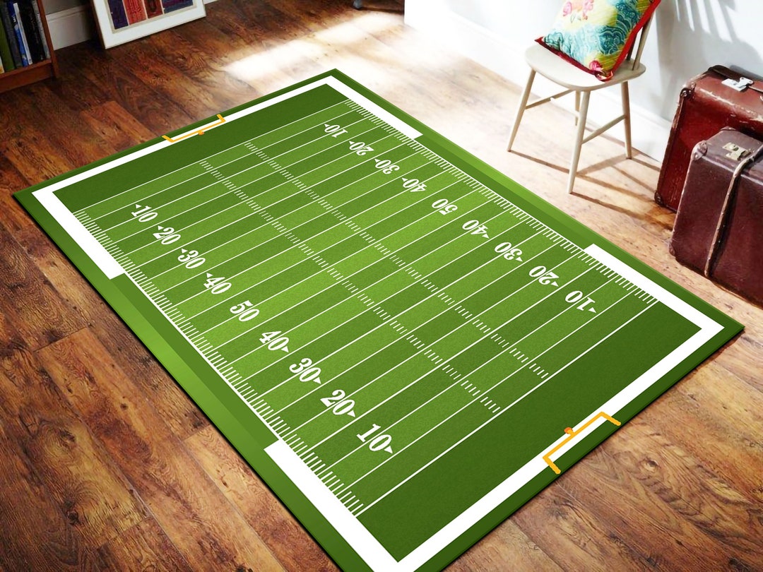American Football Rug, Pitch Rug,rugby Rug,sport Rug,pitch Theme Rug ...