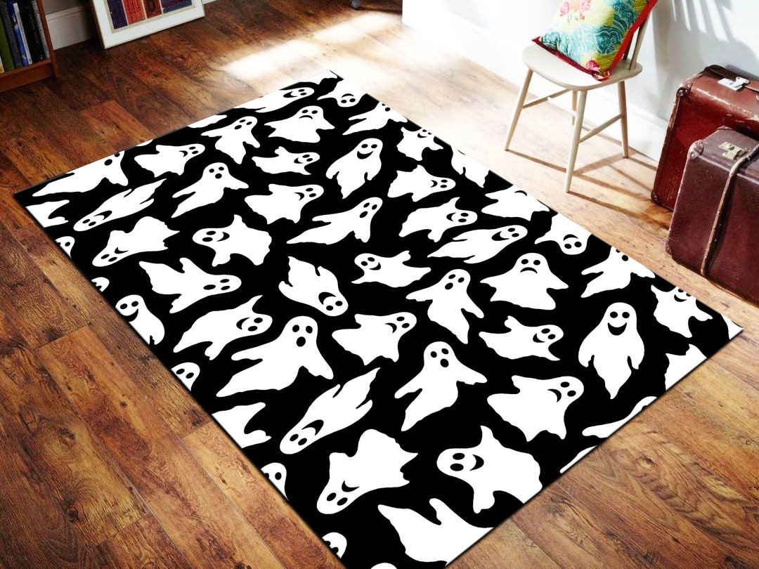 Ghost Rug,hallowen Design Rug,halloween Area Rug,ghost Rug,hallowen Rug ...